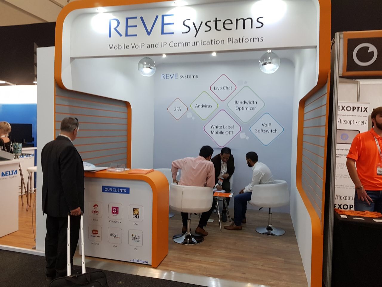 REVE Systems Gallery | Telecom Shows
